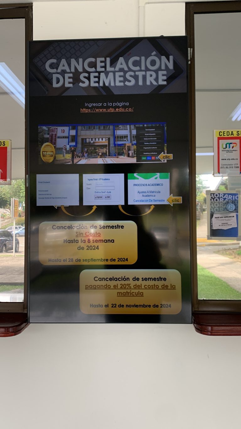 Fechas importantes del calendario académico 2024-2 en la UTP - Gestión ...